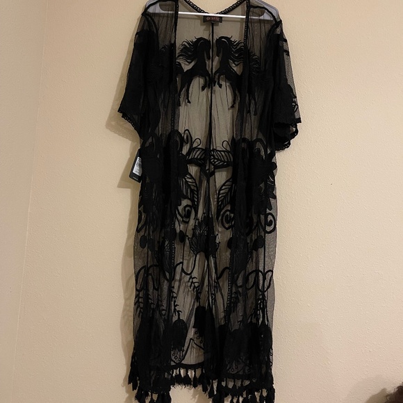 Shyanne | Jackets & Coats | Nwt Shyanne Black Lace Cardigan | Poshmark